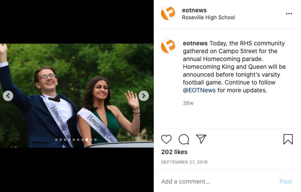 NSPA - 2020 Best Use of Social Media finalists